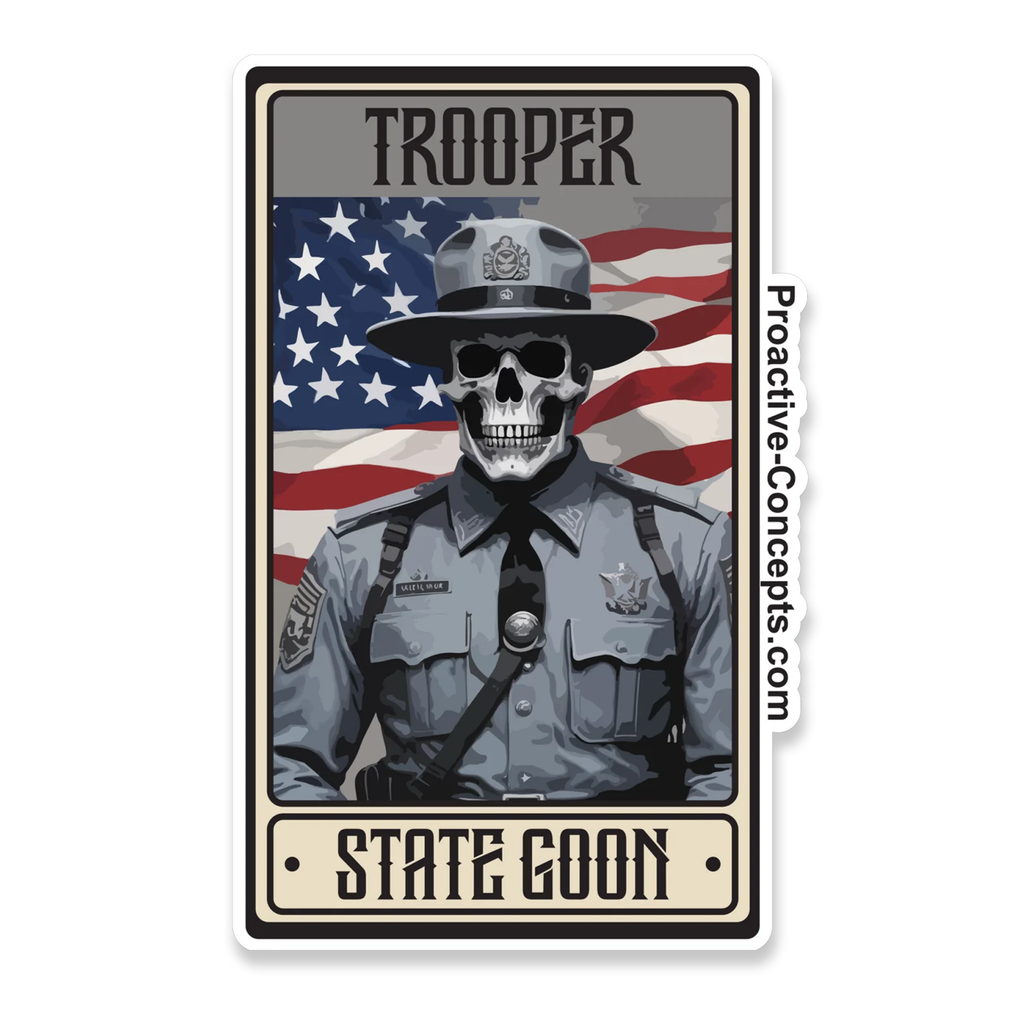 State Goon Card - Sticker - Proactive Concepts – Proactive Concepts