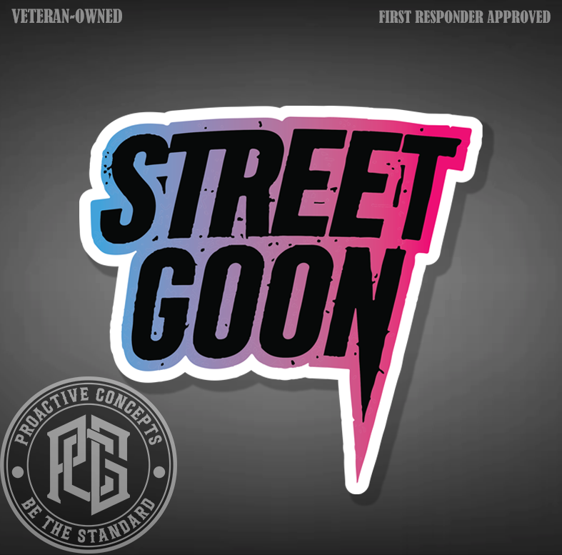 Street Goon (Retro) Sticker - Proactive Concepts – Proactive Concepts