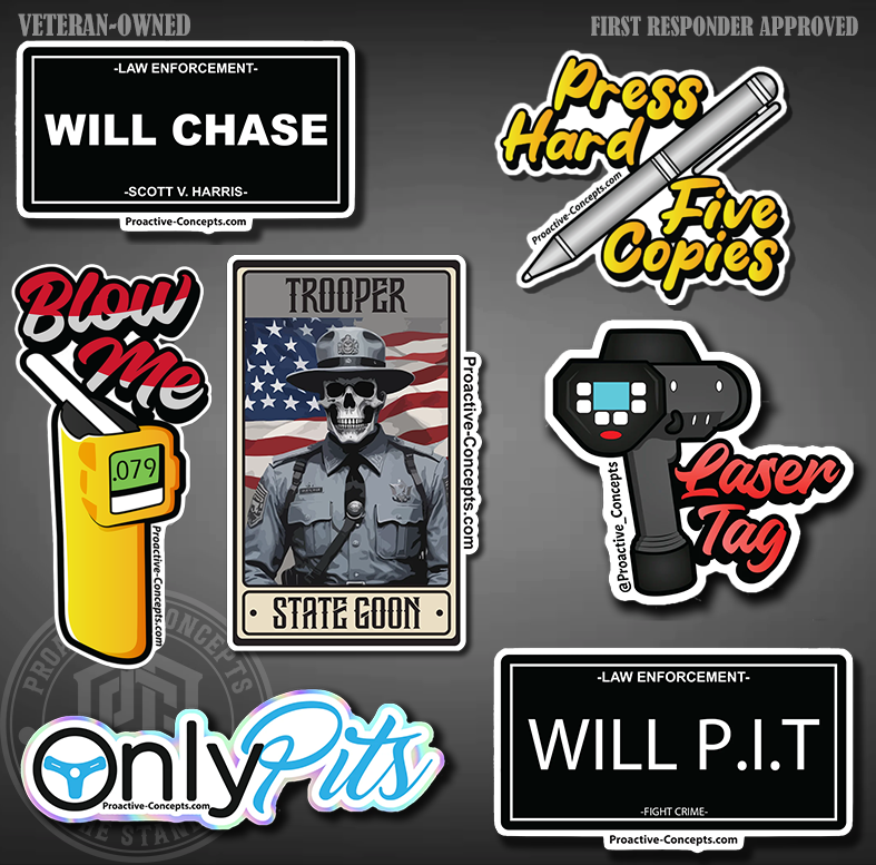 The Trooper Sticker Bundle - Proactive Concepts – Proactive Concepts